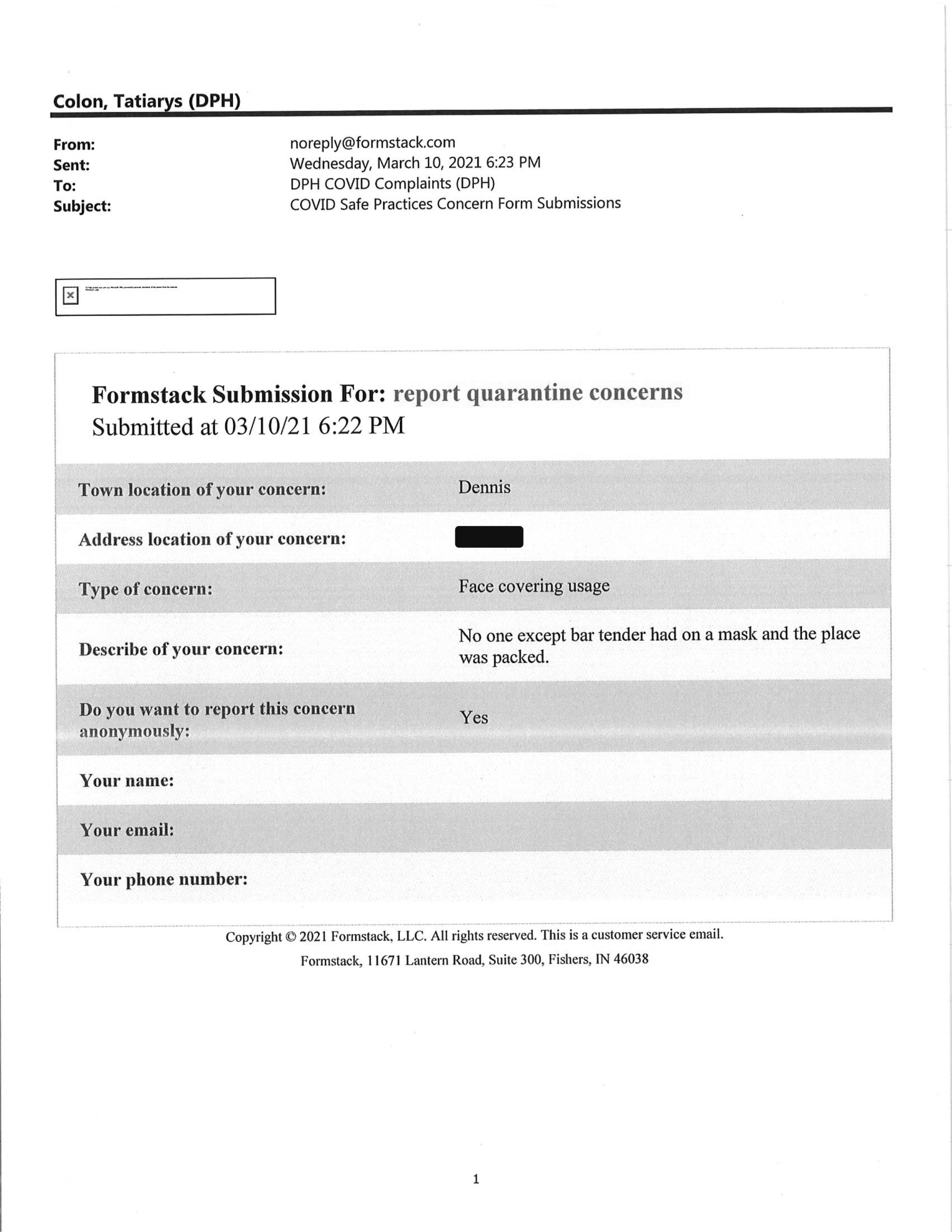 More from Charlie Baker's "Snitch Line" – HCRN