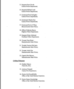 The Karen Read Trial: witness lists released – HCRN